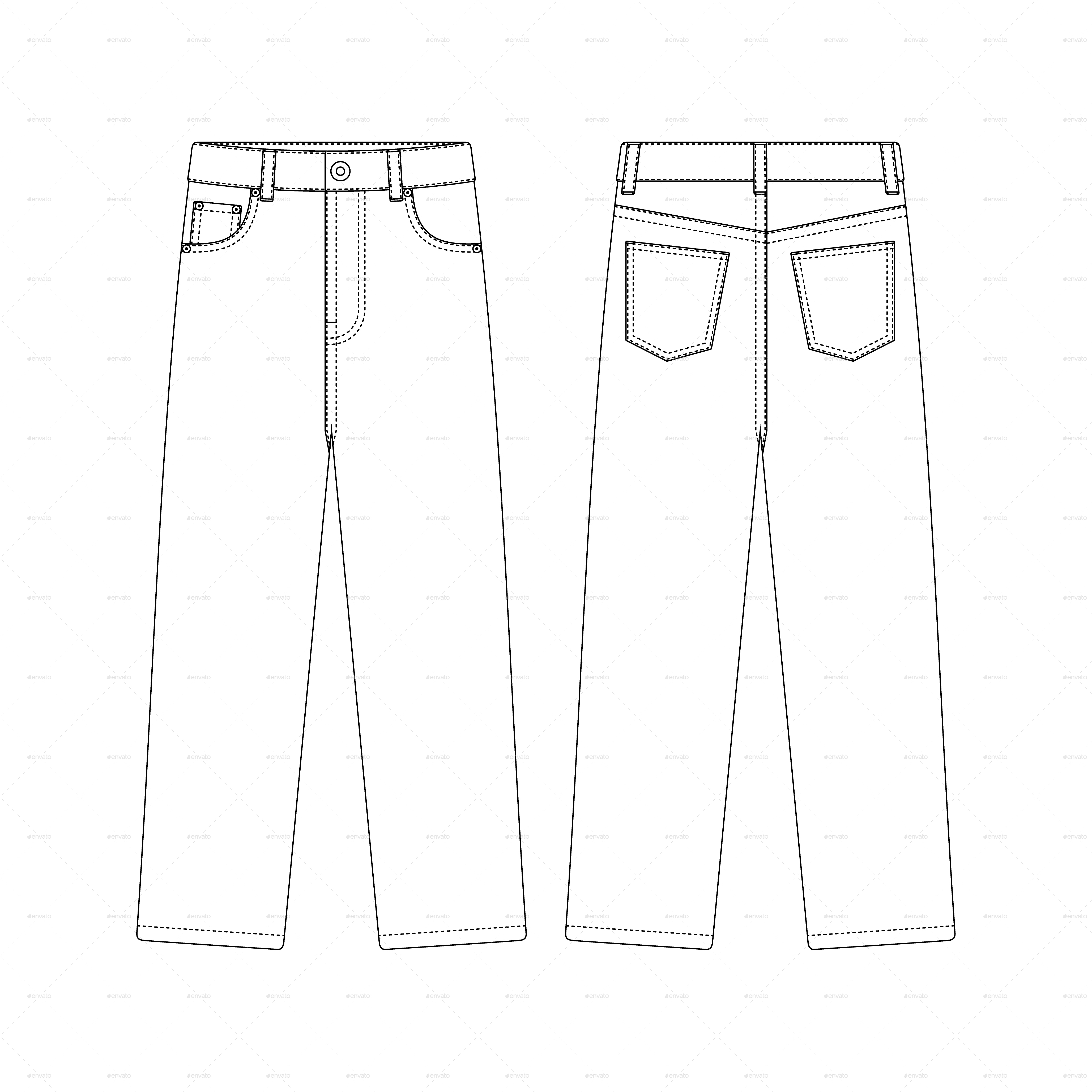 20+ Collection Male Bottom Clothes Templates, Vectors | GraphicRiver