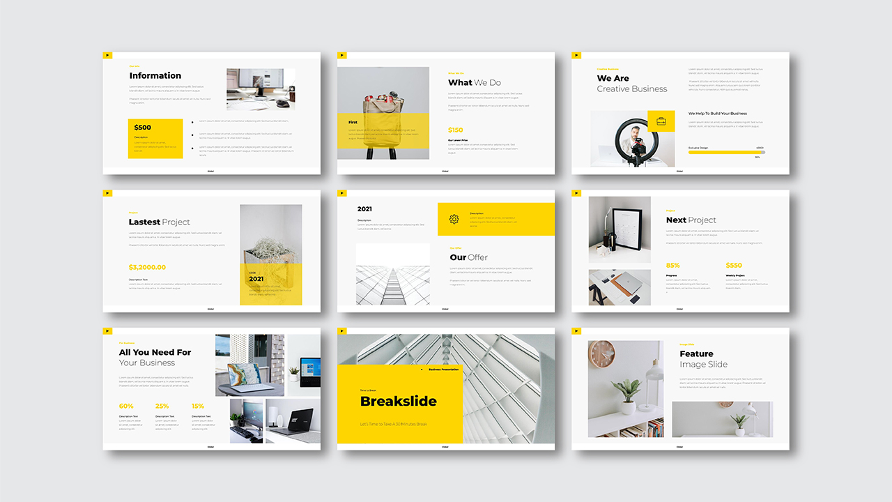 Global Googleslides Business Presentation, Presentation Templates ...