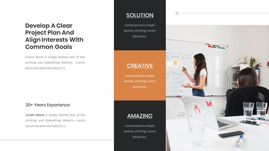 Accelerate - Project Plan PowerPoint Template, Presentation Templates