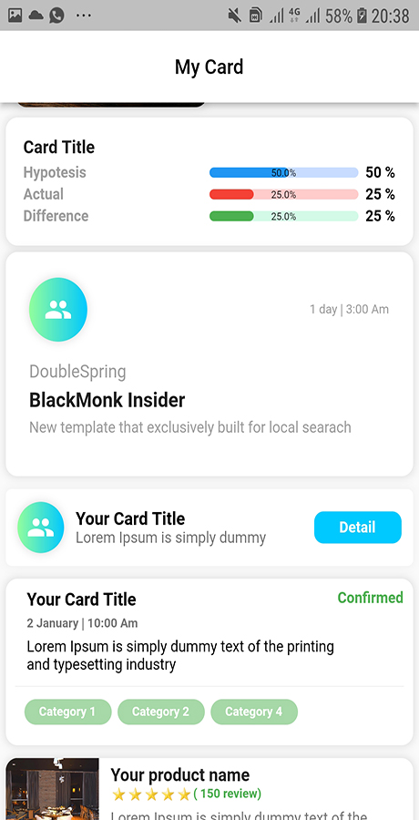 UIKIT with flutter by extremedev | CodeCanyon