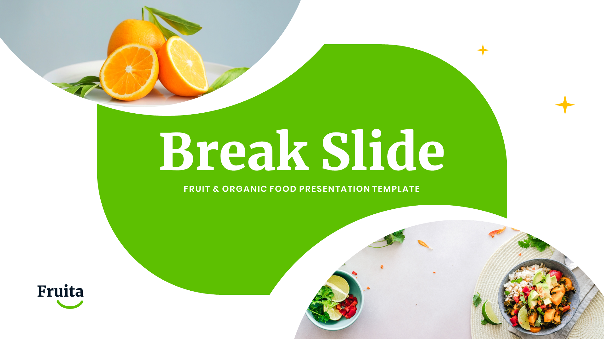 Fruit, Vegetable & Organic Food Google Slides Template, Presentation ...