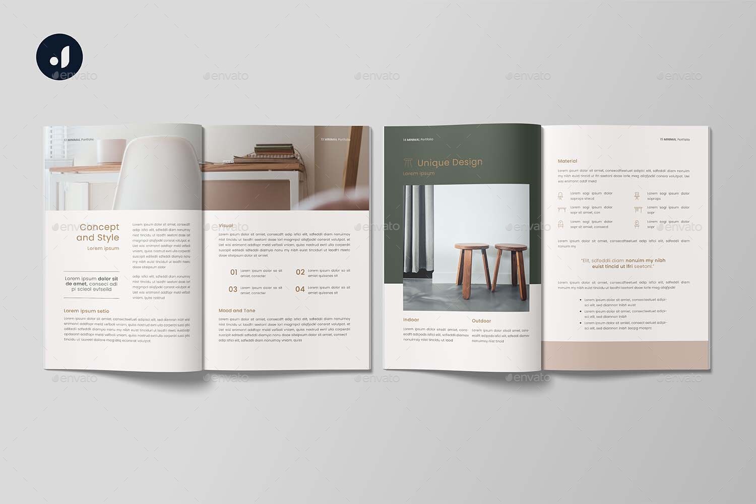 Minimal Portfolio, Print Templates | GraphicRiver