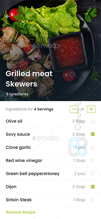 Online Recipes App UI Kit| Recipe Learning & Sharing App UI Kit ...