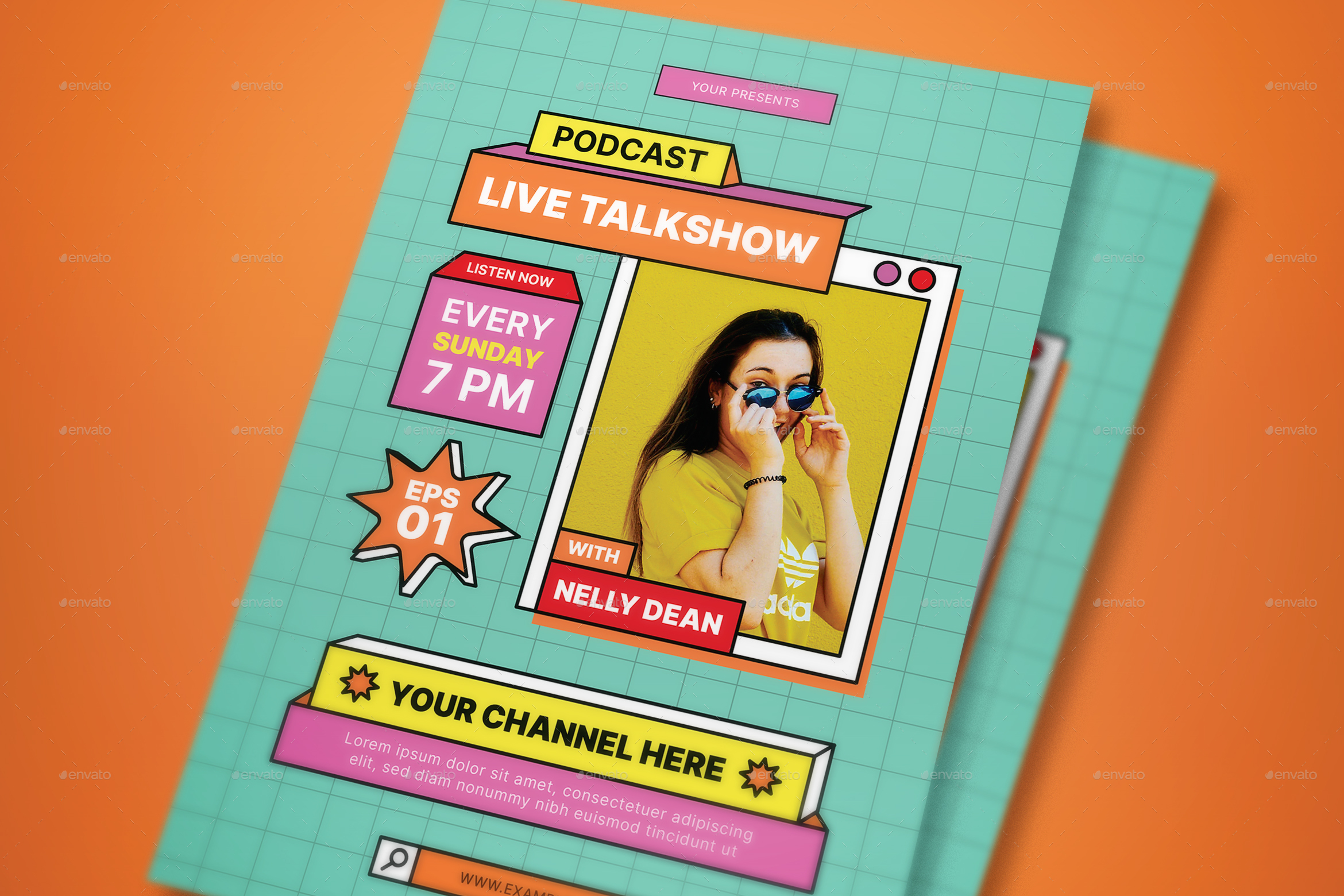 Podcast Flyer Set, Print Templates | GraphicRiver