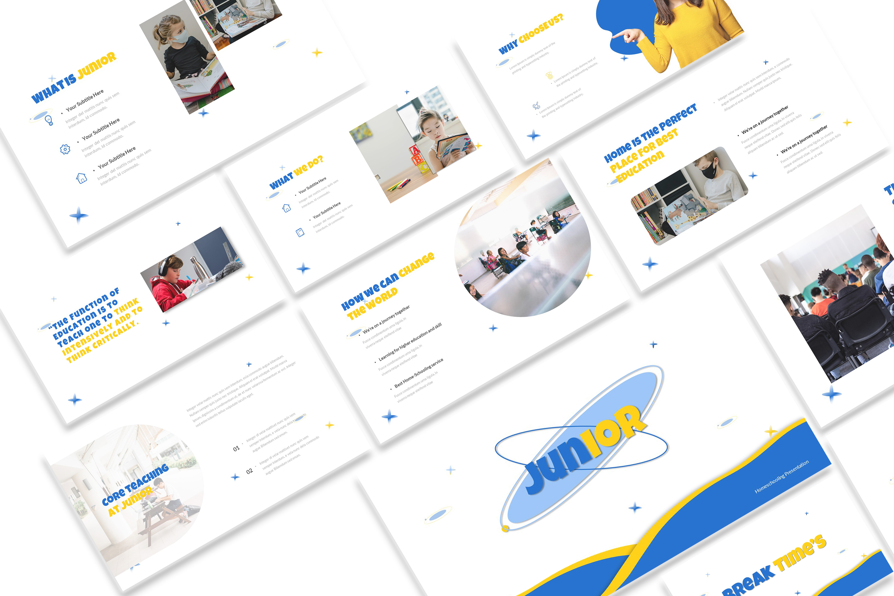 Junior Presentation Powerpoint Template, Presentation Templates ...