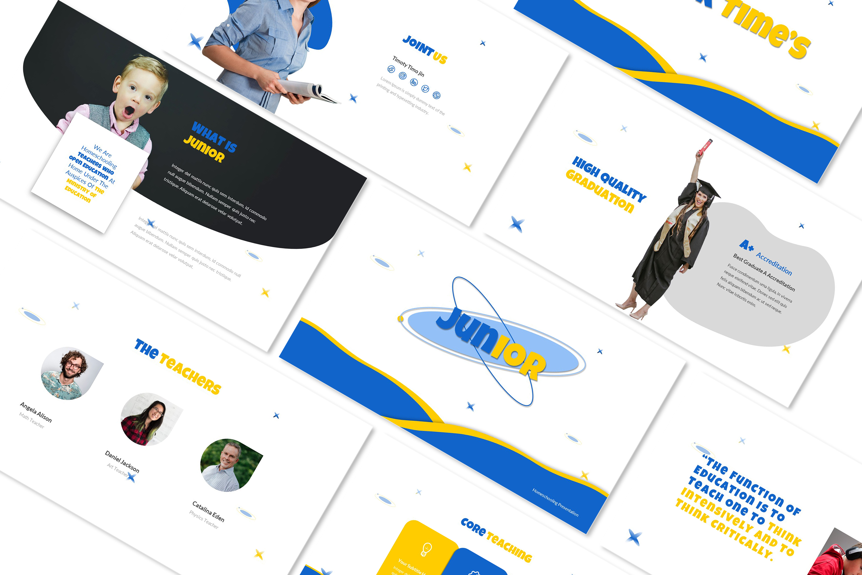 Junior Presentation Powerpoint Template, Presentation Templates ...
