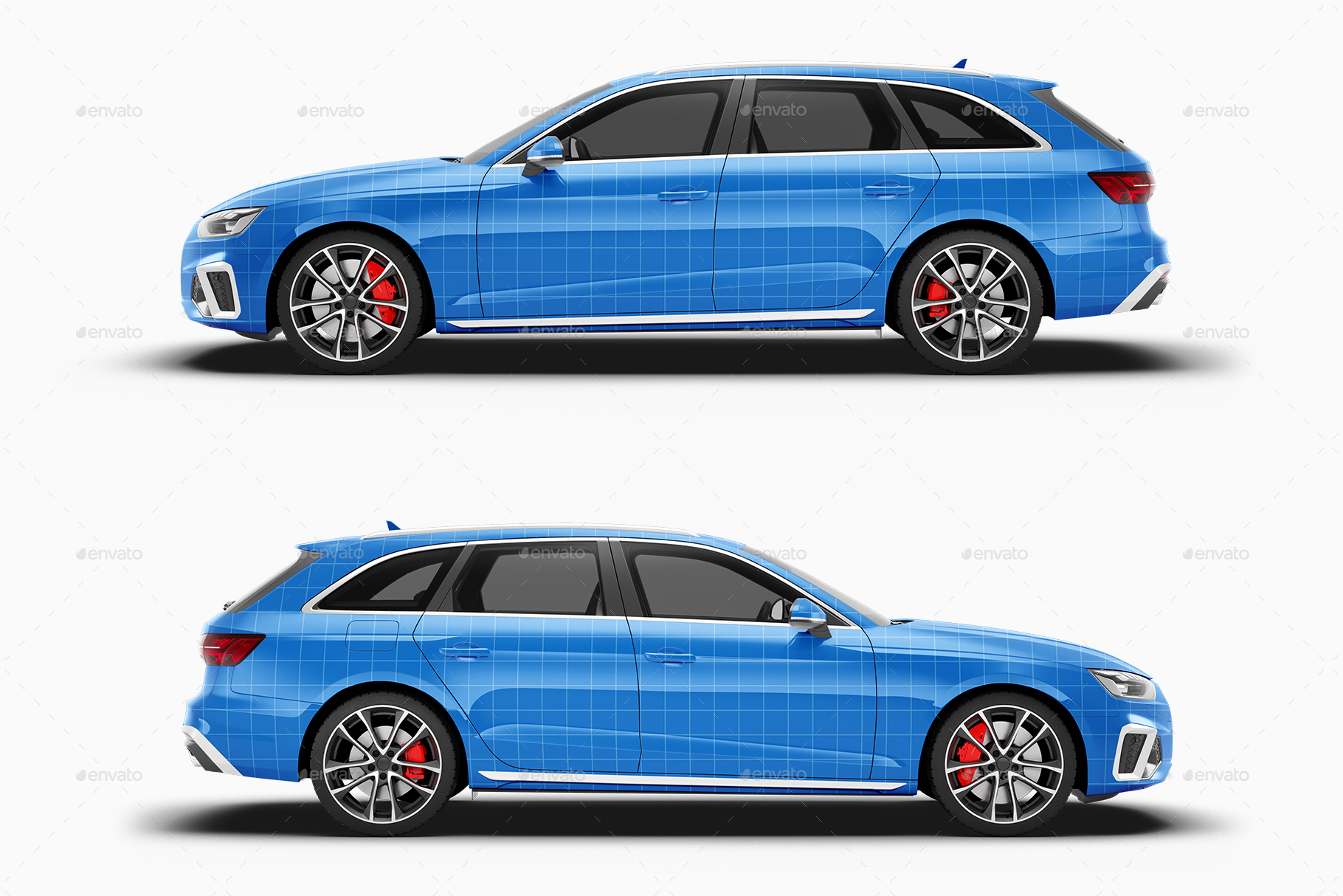 Audi S4 Avant Mockup, Graphics | GraphicRiver