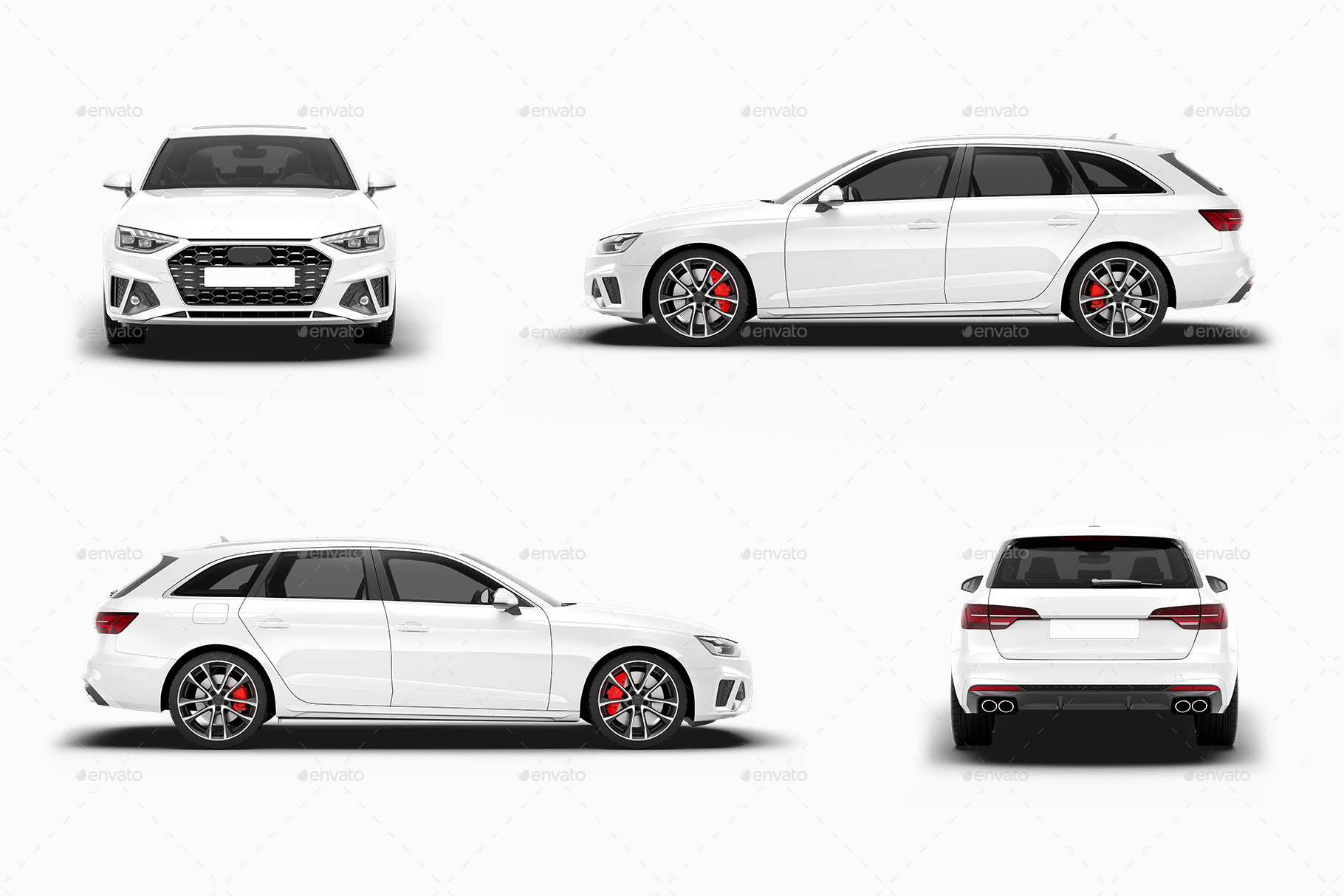 Audi S4 Avant Mockup, Graphics | GraphicRiver
