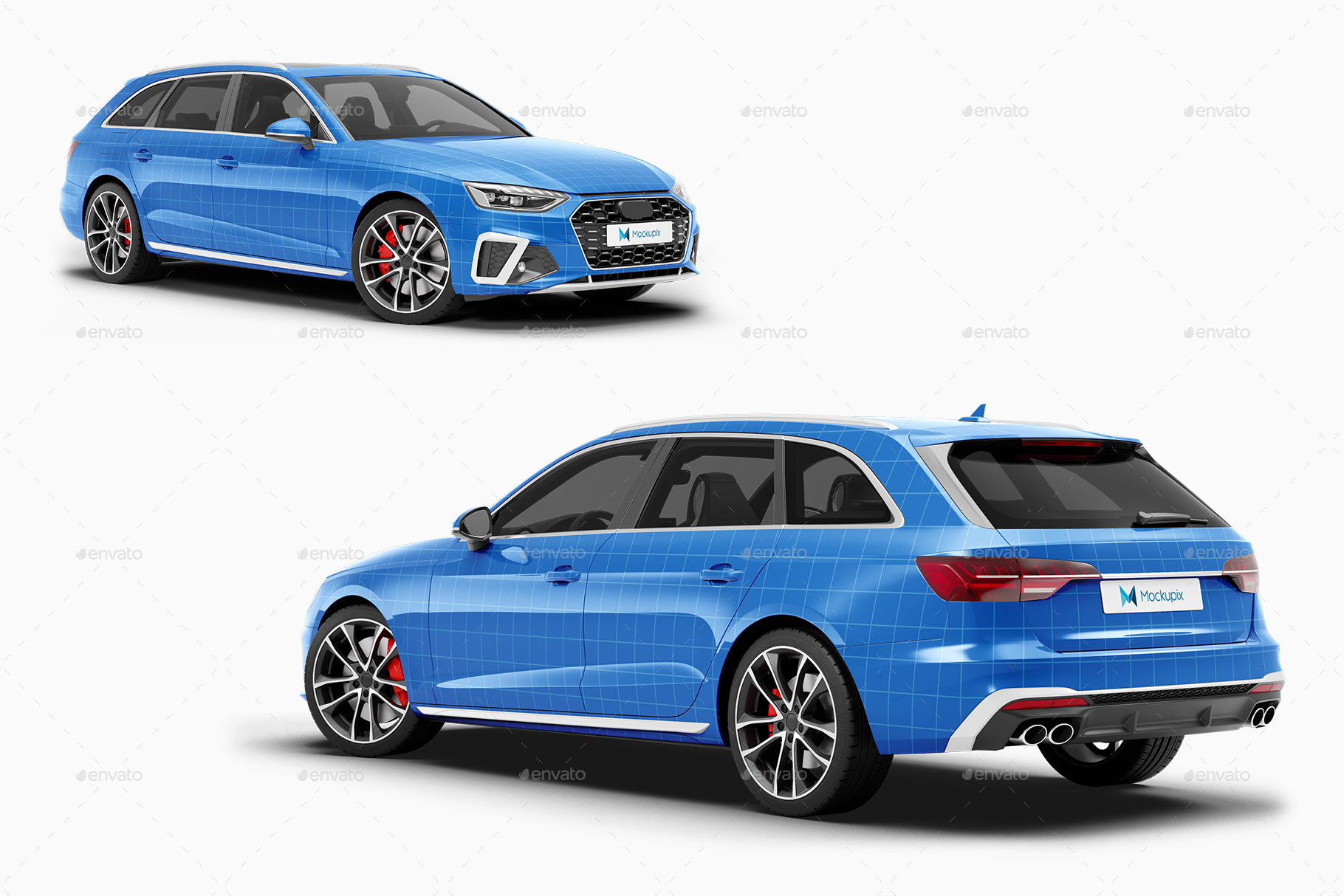 Audi S4 Avant Mockup, Graphics | GraphicRiver