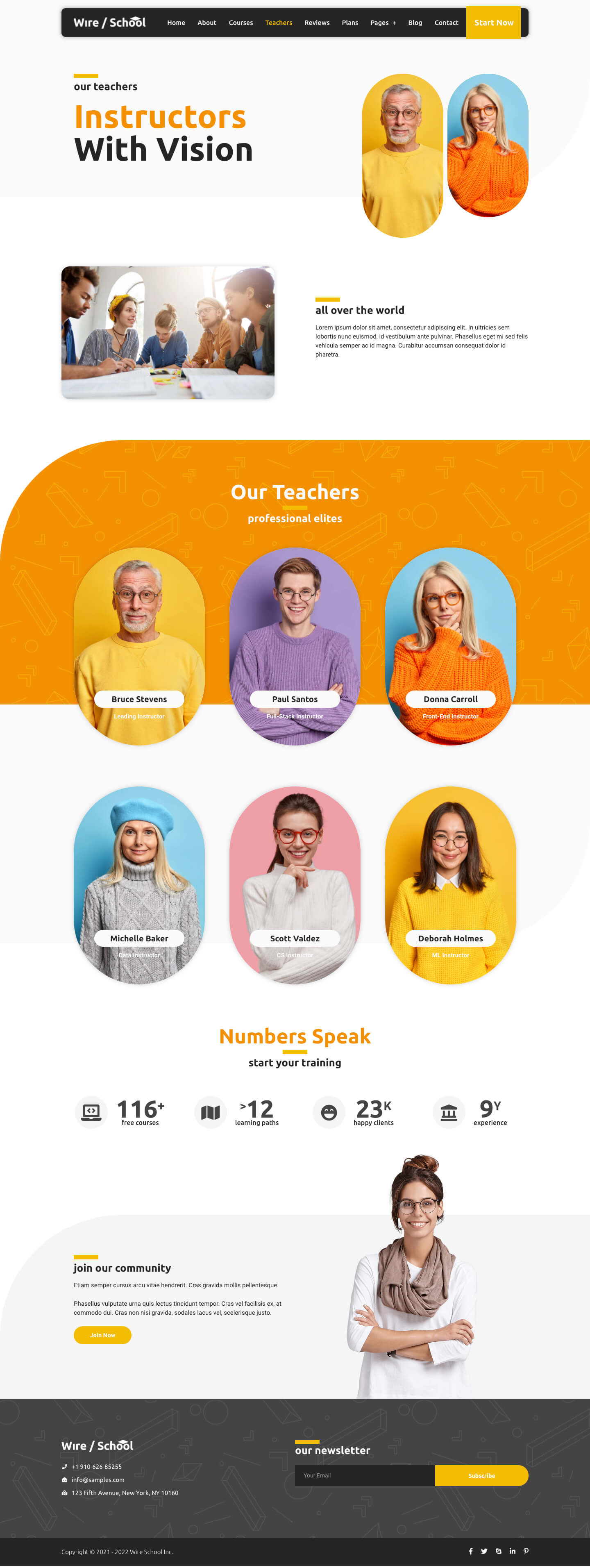 Wire School - Online Education Elementor Template Kit by ideadriven