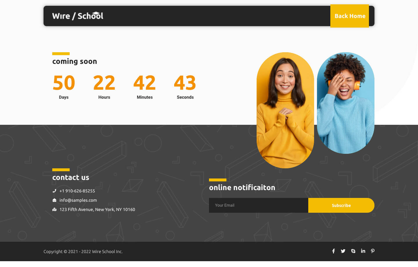 Wire School - Online Education Elementor Template Kit by ideadriven