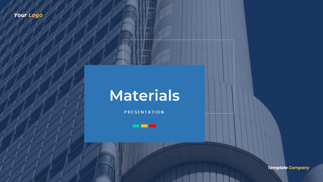 Materials – Business Google Slides Template, Presentation Templates