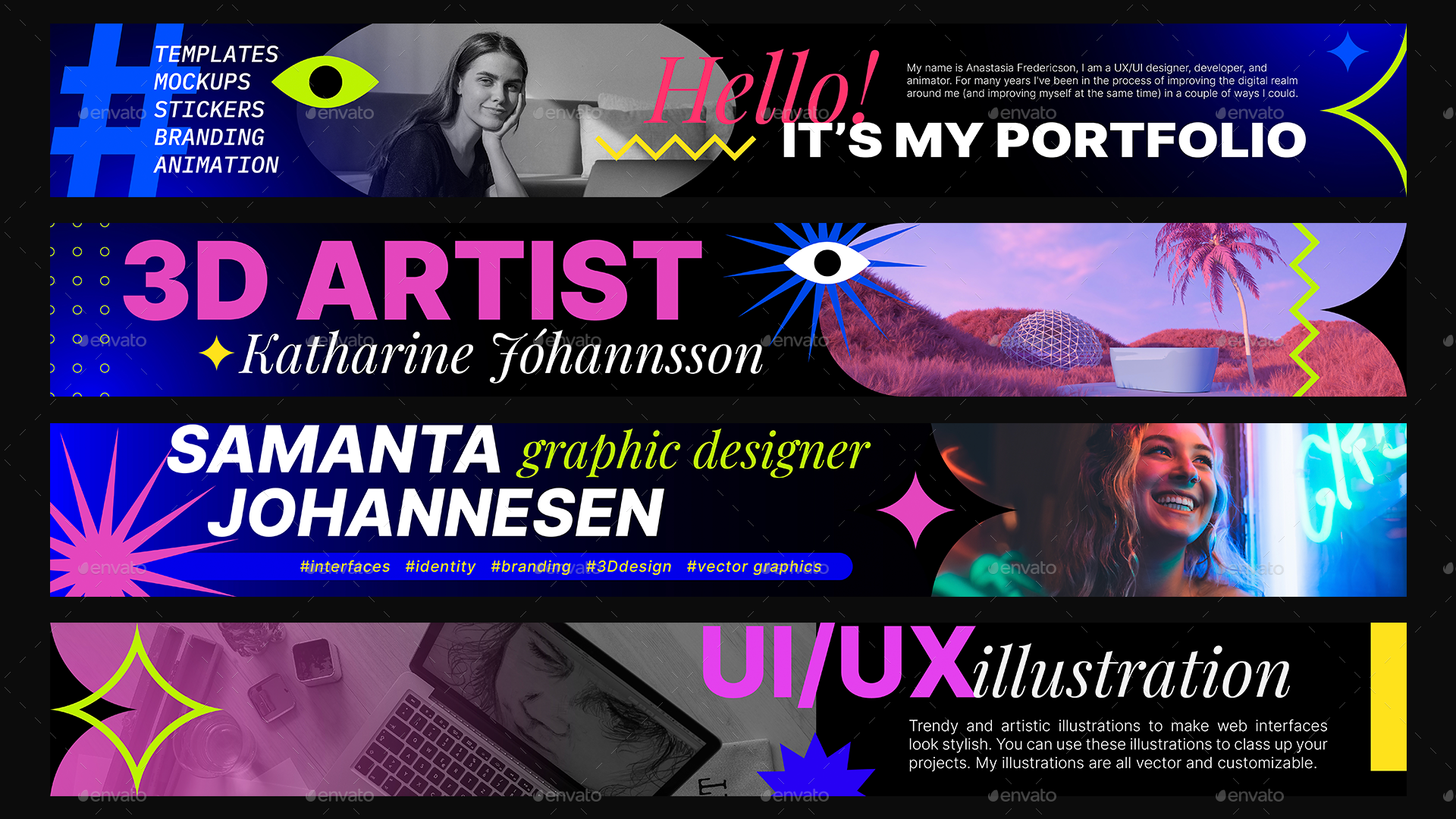 Creative Header Banners, Vectors | GraphicRiver