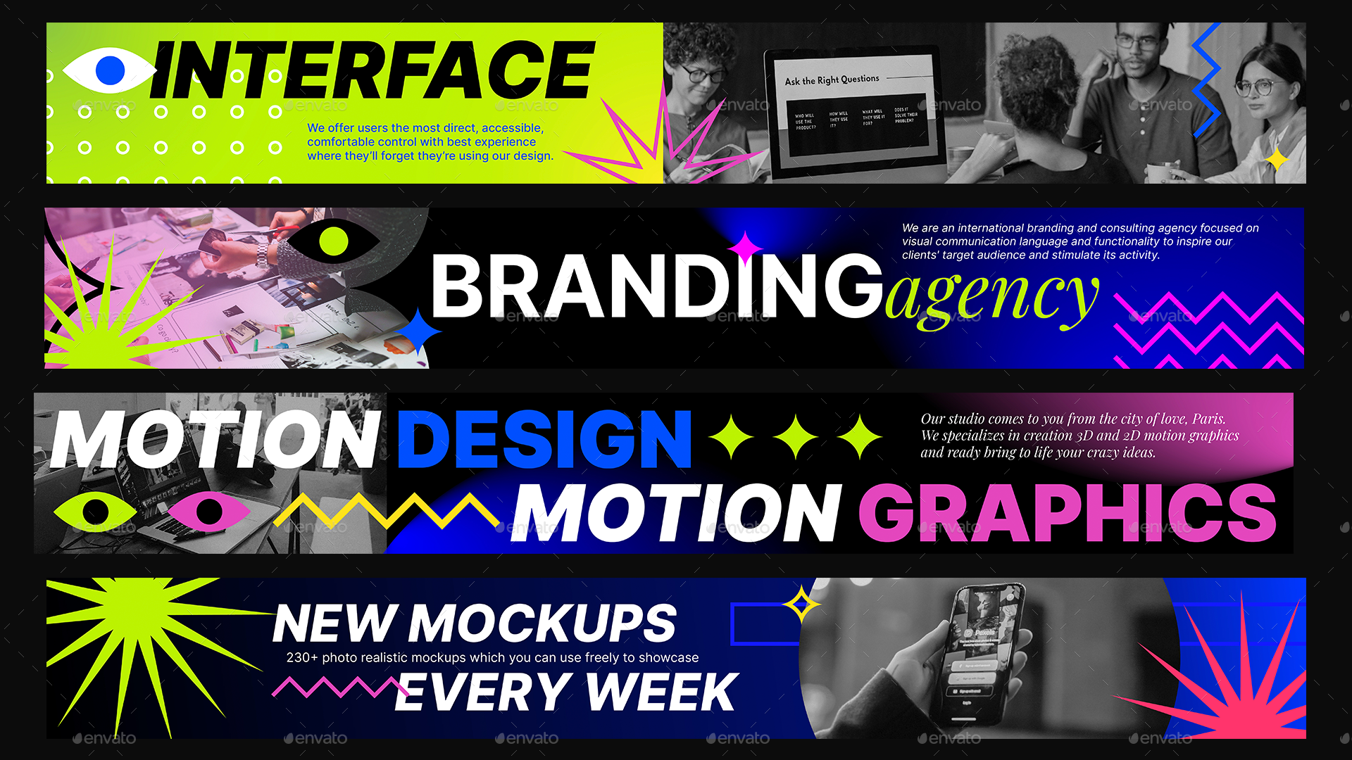 Creative Header Banners, Vectors | GraphicRiver