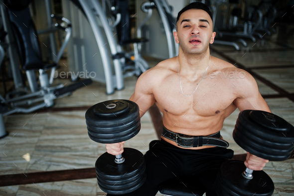 Muscular arab man Stock Photo by ASphotostudio | PhotoDune
