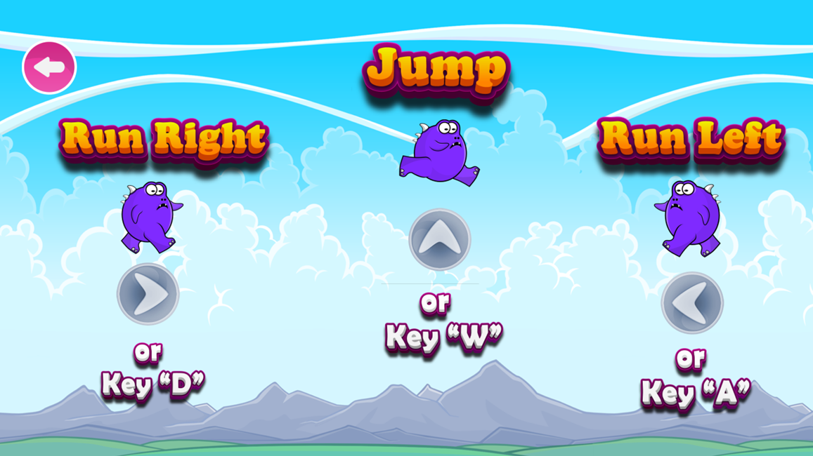 Purple Monster Adventure - Platform Game - HTML5/Mobile - (C3P) by ...