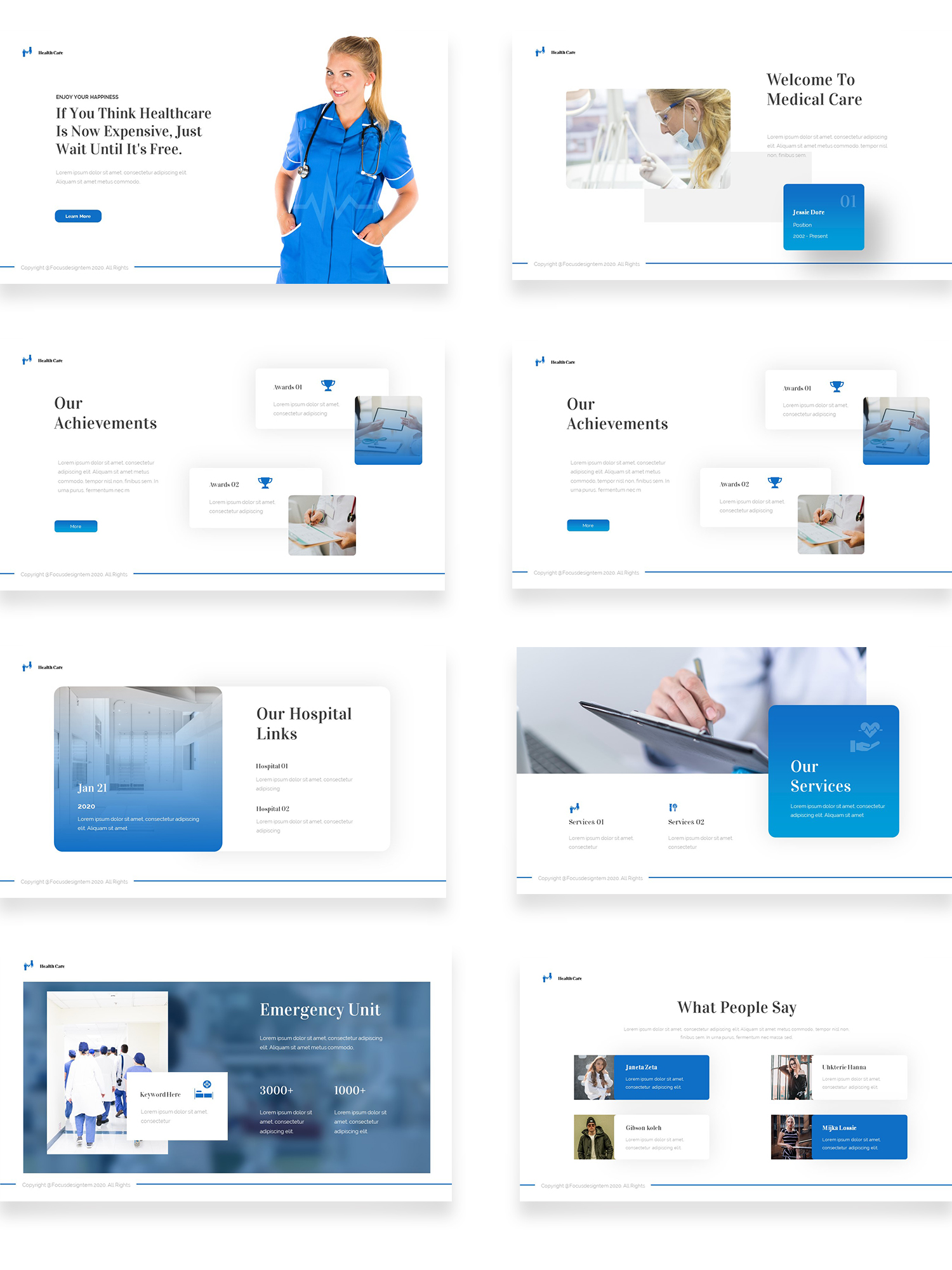 Health Care Powerpoint Template, Presentation Templates | GraphicRiver