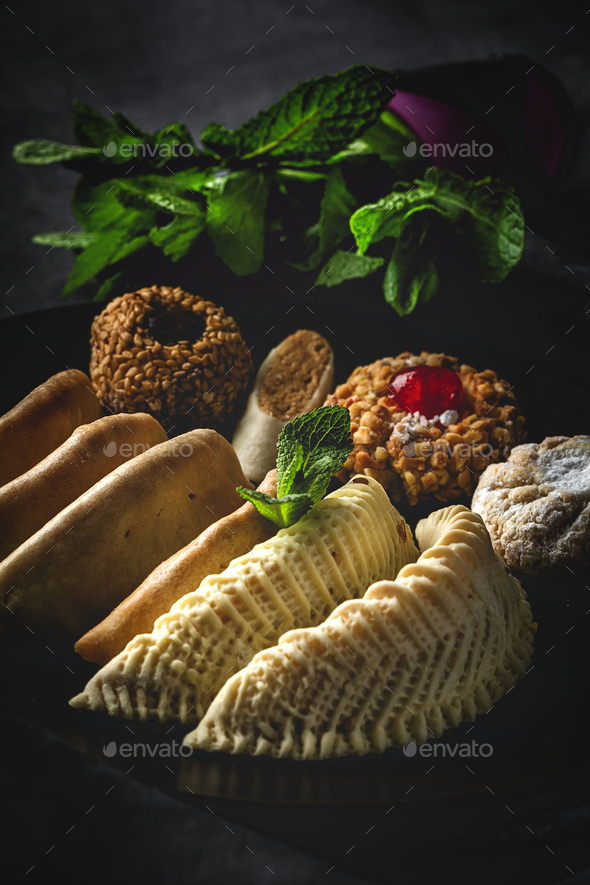 Traditional Arabic homemade sweet Stock Photo by ADDICTIVE_STOCK ...