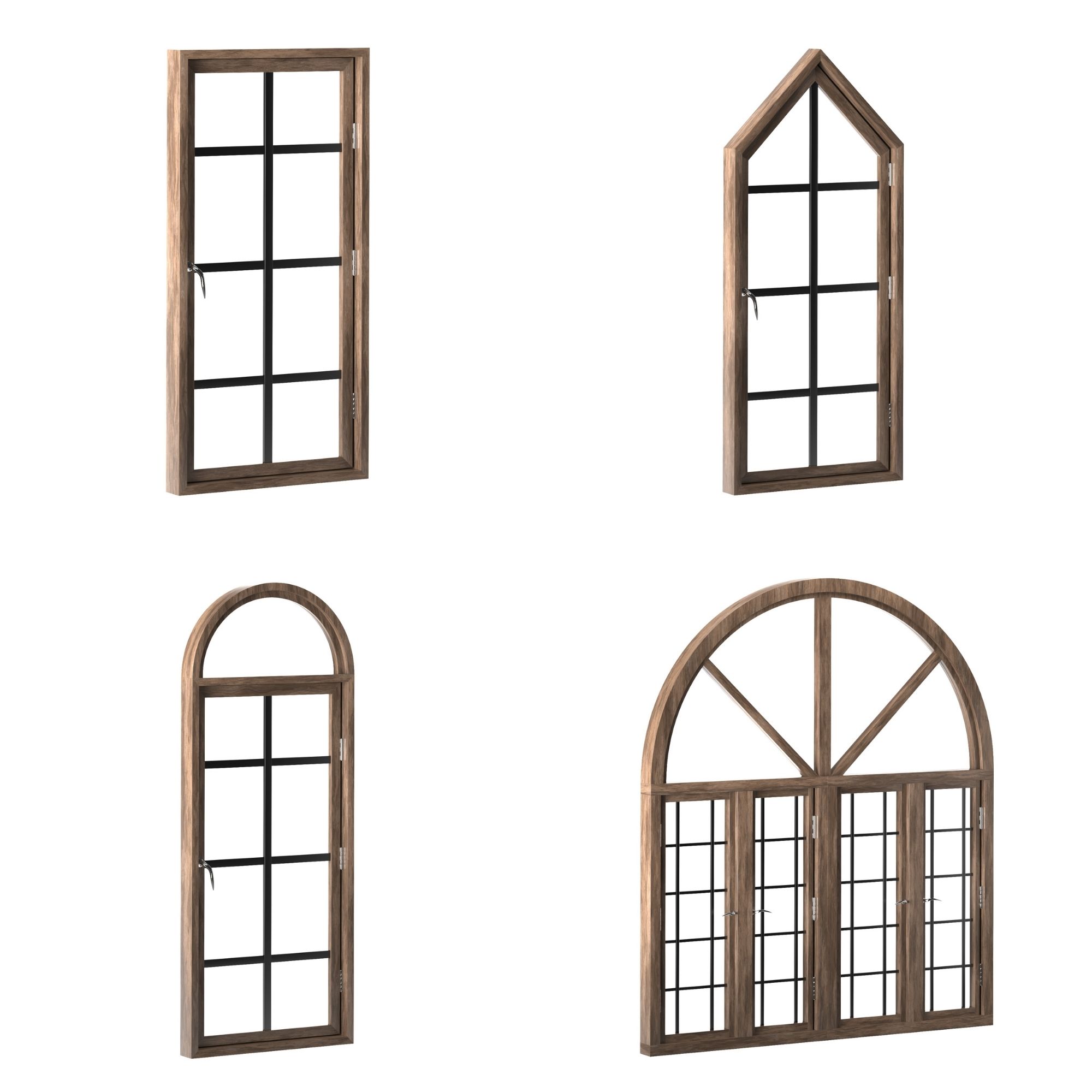 Arch Style Windows by Perqued | 3DOcean