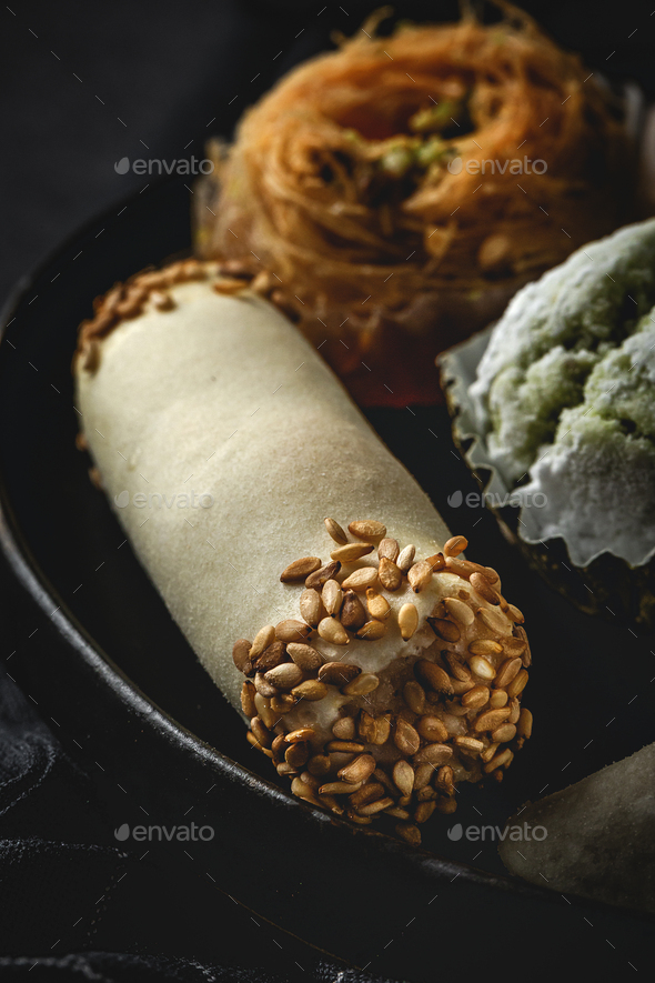 Traditional Arabic homemade sweet Stock Photo by ADDICTIVE_STOCK ...