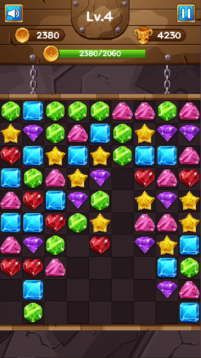 Jewel Miner - HTML5 Puzzle Game (Phaser 3) by redfoc | CodeCanyon