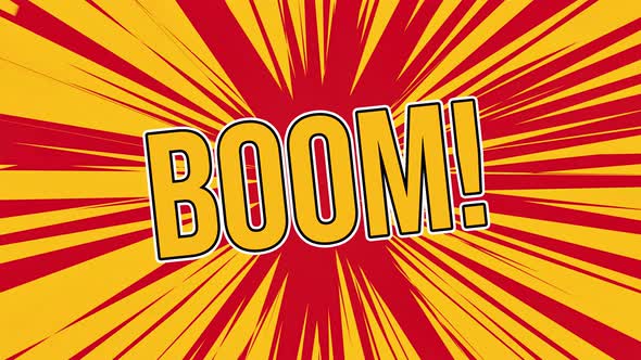 Boom! Text Animation Background V3, Motion Graphics | VideoHive