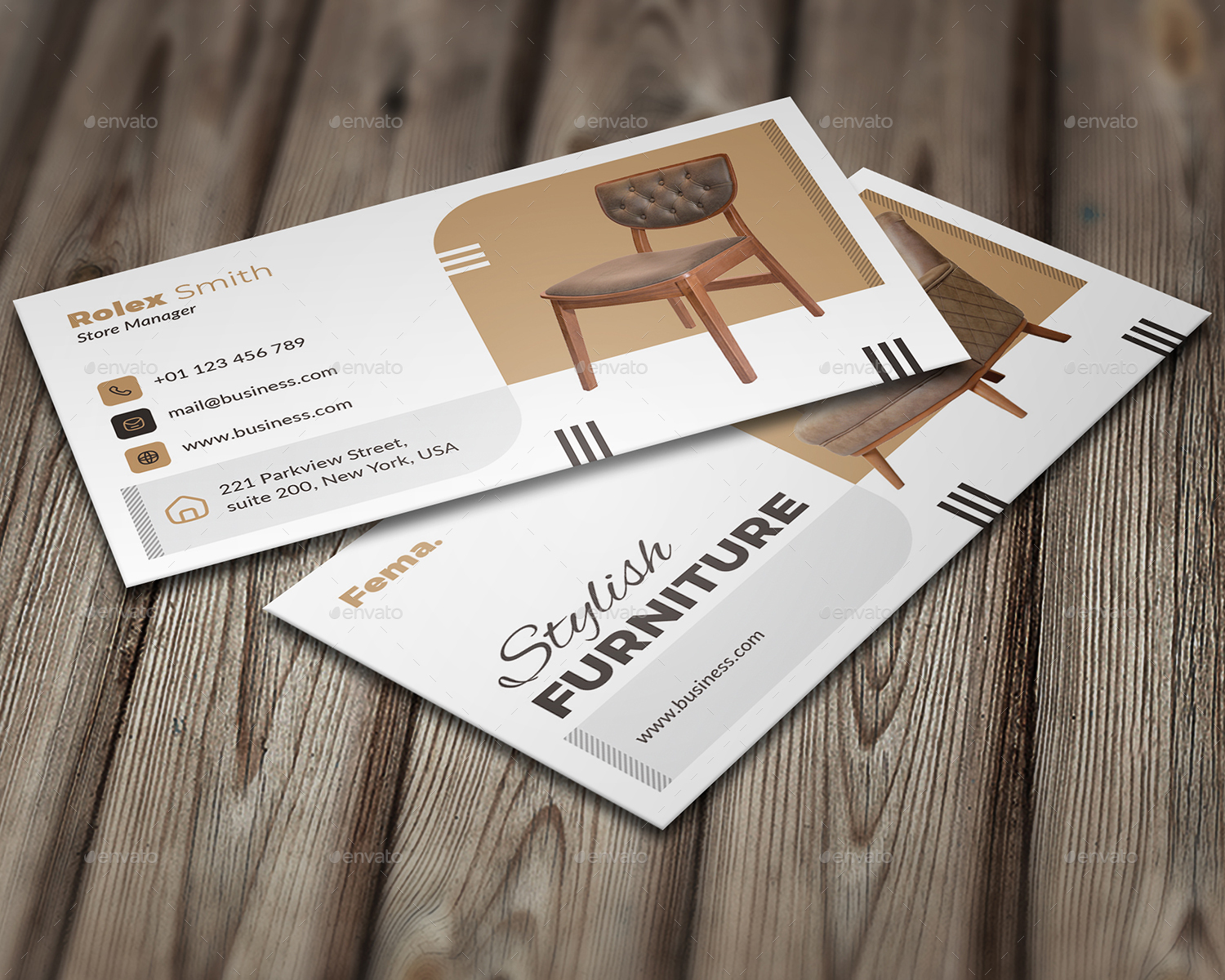 Furniture Business Card, Print Templates | GraphicRiver