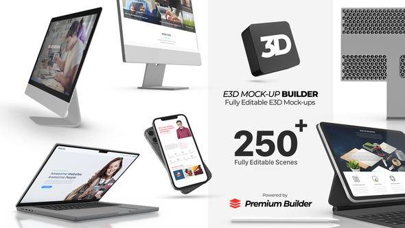 3D Mock-Up Builder, After Effects Project Files | VideoHive