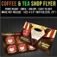 Coffee & Tea Shop Flyer Template, Print Templates | GraphicRiver
