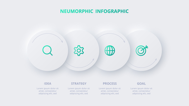 Neumorphic Animated Infographics, Presentation Templates | GraphicRiver