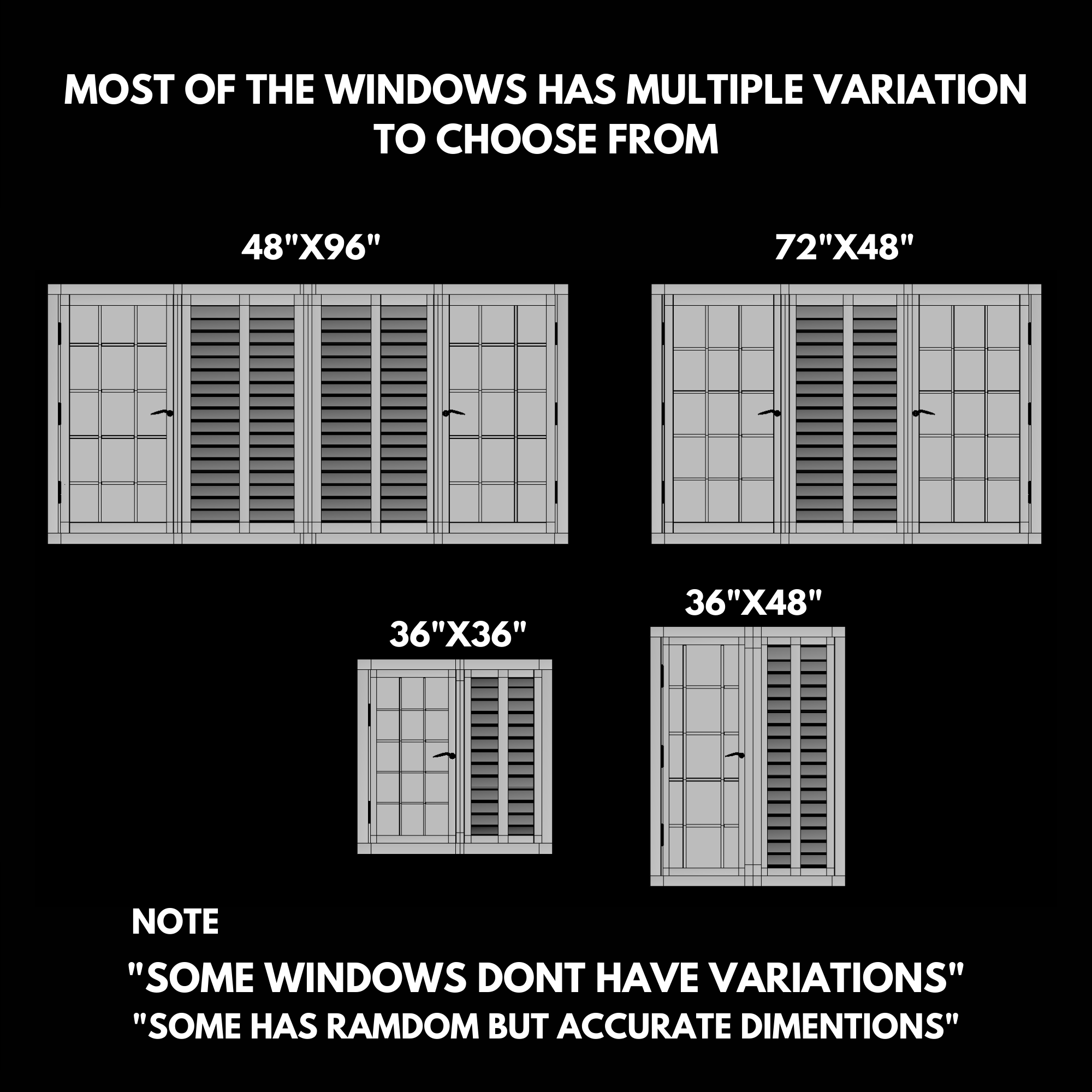Modern Window Pack by Perqued | 3DOcean