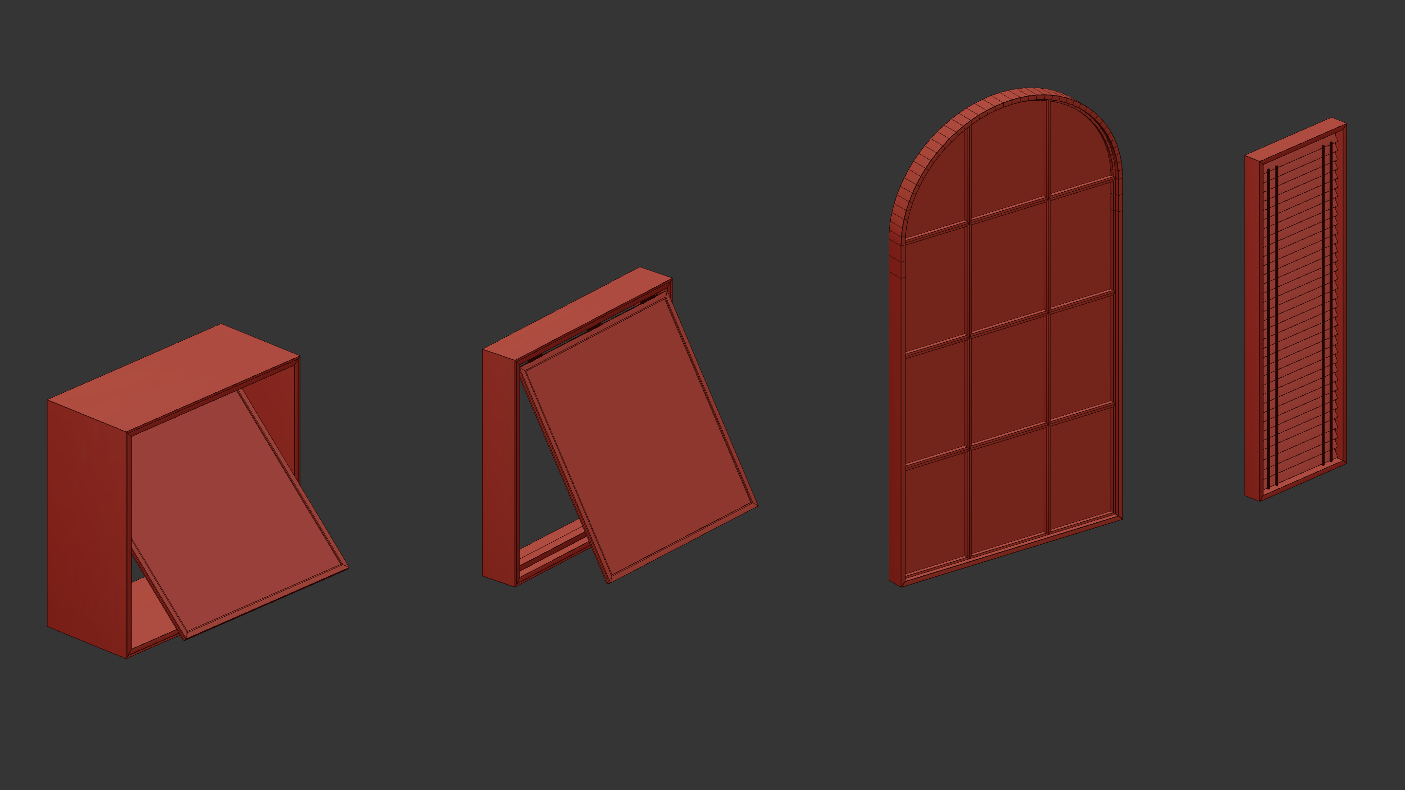 Modern Window Pack by Perqued | 3DOcean