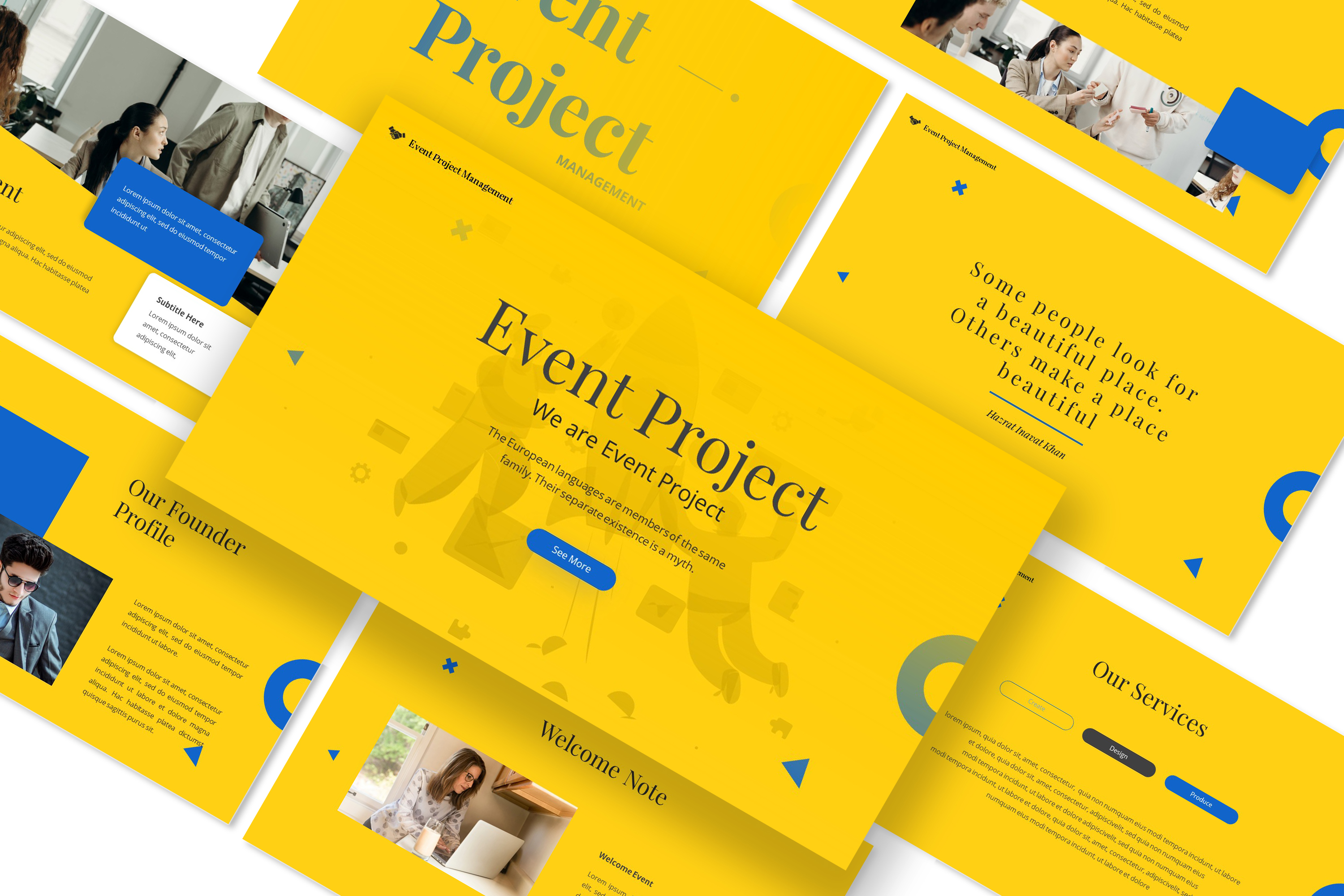 Event Project Powerpoint Template, Presentation Templates | GraphicRiver