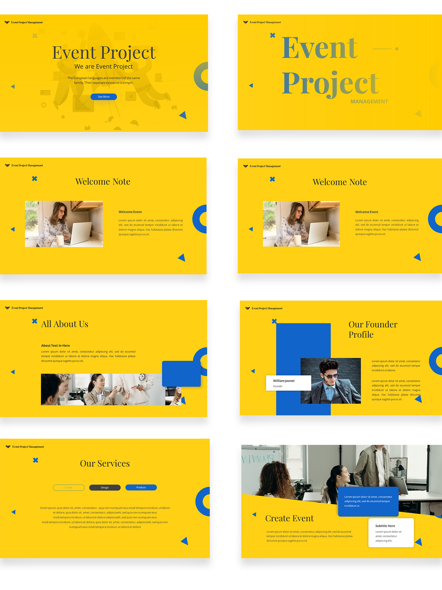 Event Project Powerpoint Template, Presentation Templates | GraphicRiver