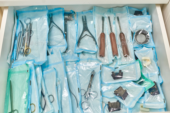 Packaging sterile dental instruments Stock Photo by viktoriian | PhotoDune