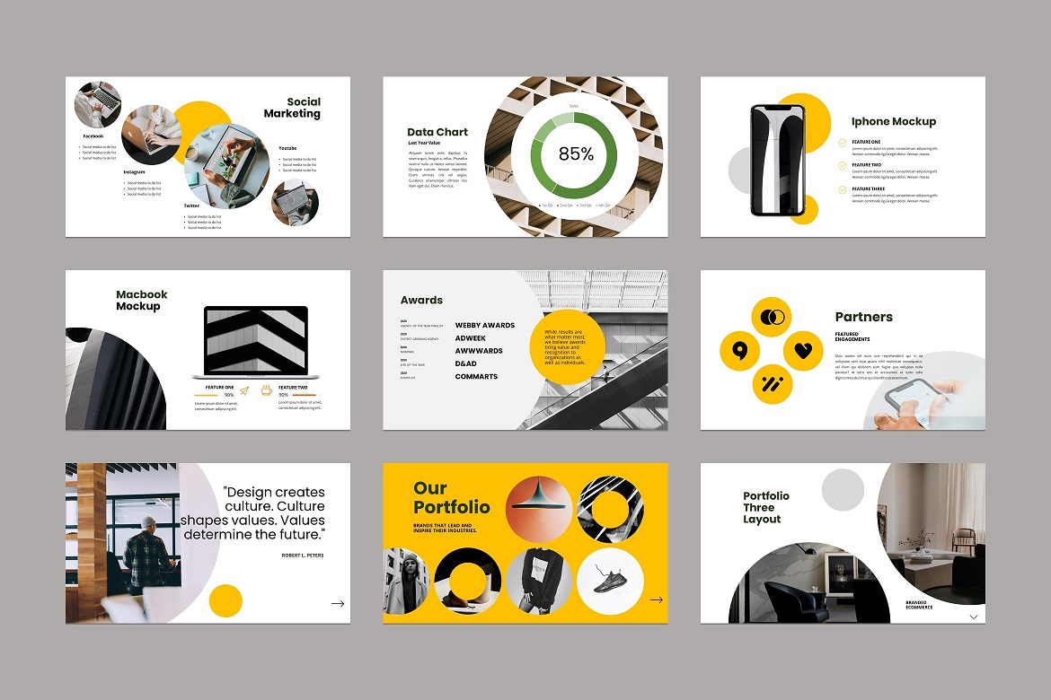 WorkPlace Business Google Slides Template, Presentation Templates ...