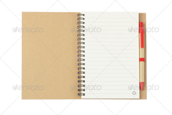 Notebook and Ballpoint Pen Stock Photo by dezign56 | PhotoDune