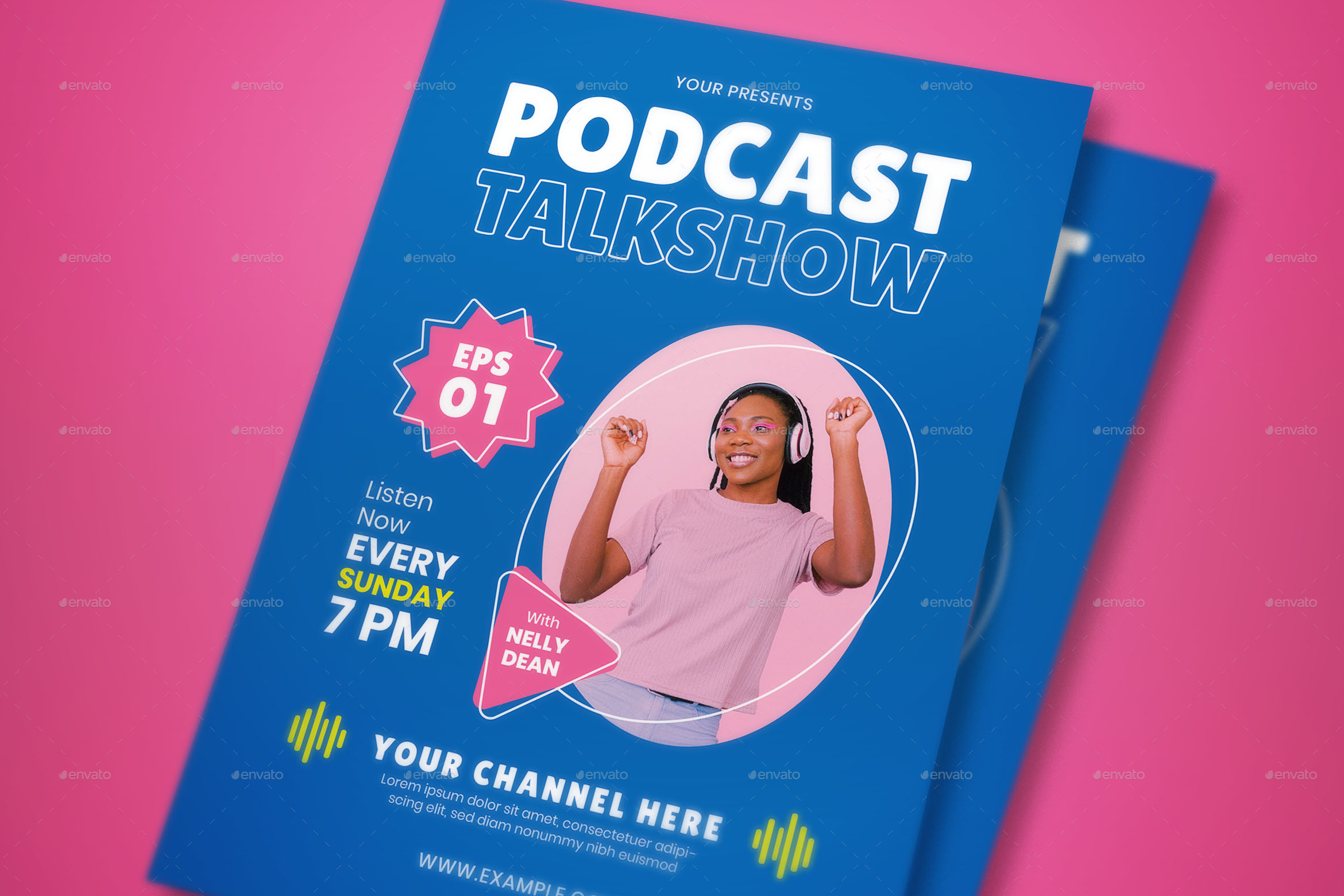 Podcast Flyer Set, Print Templates | GraphicRiver