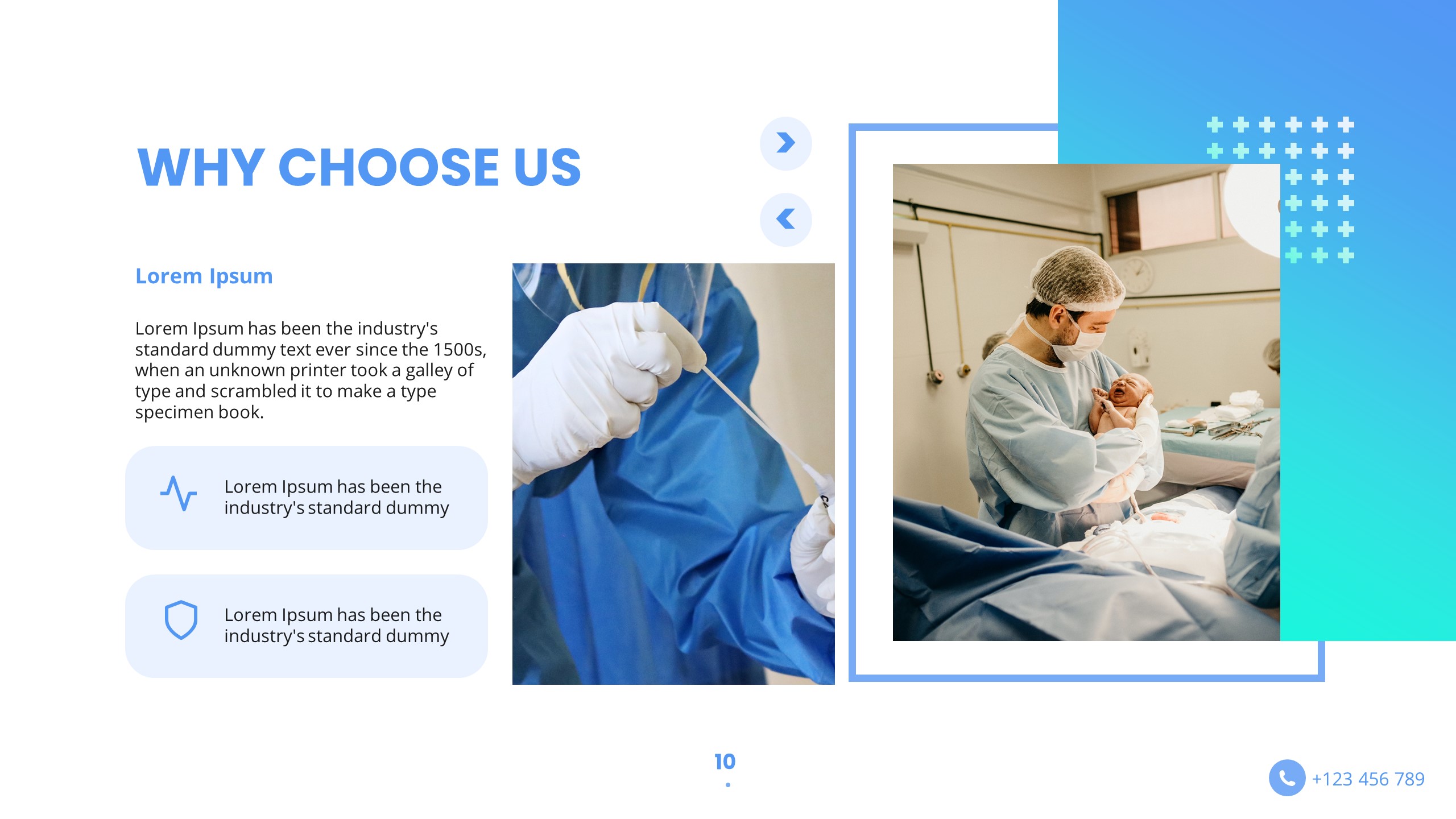 Hospital & Health Care Training Powerpoint, Presentation Templates