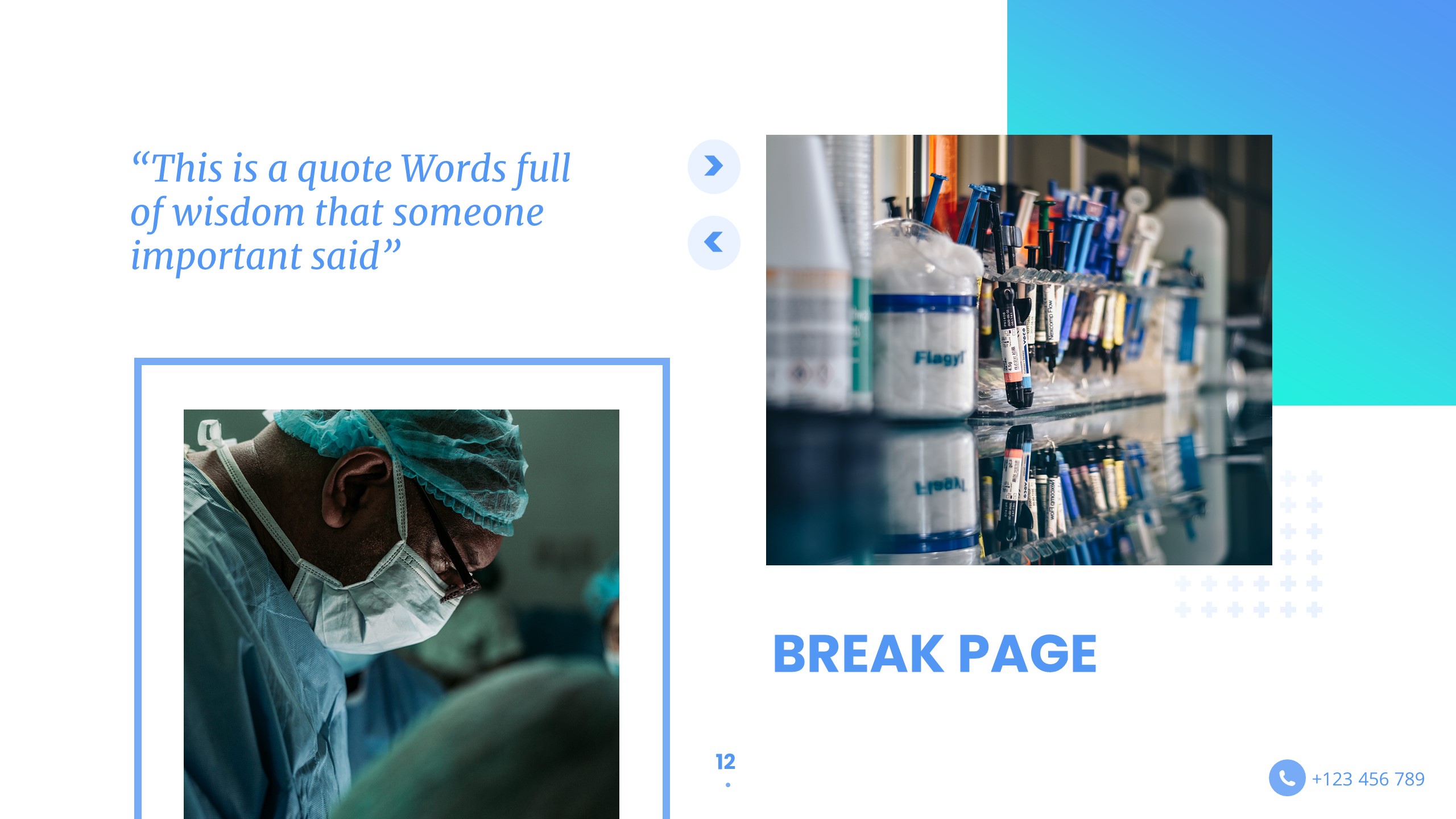 Hospital & Health Care Training Powerpoint, Presentation Templates