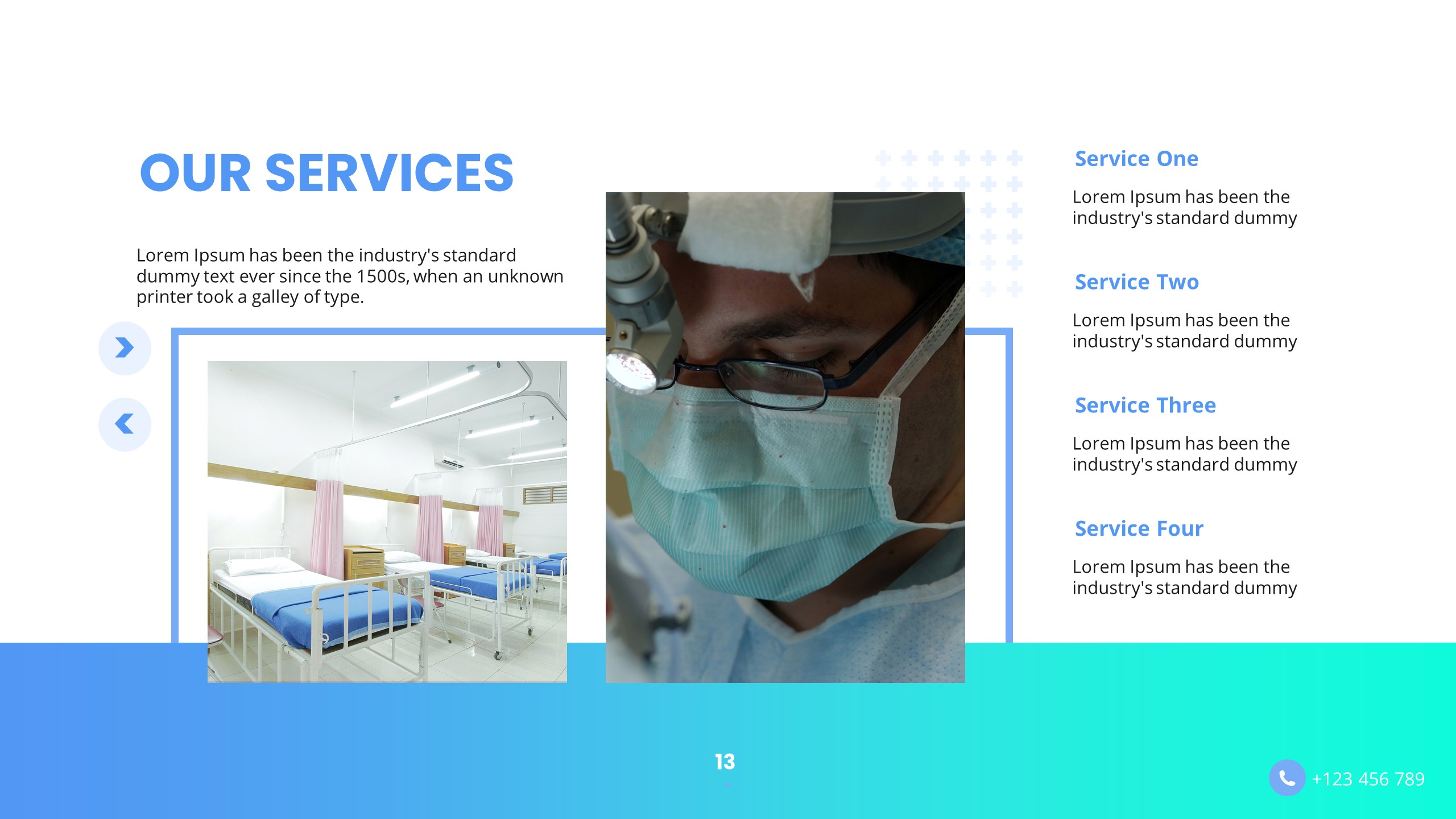 Hospital & Health Care Training Powerpoint, Presentation Templates