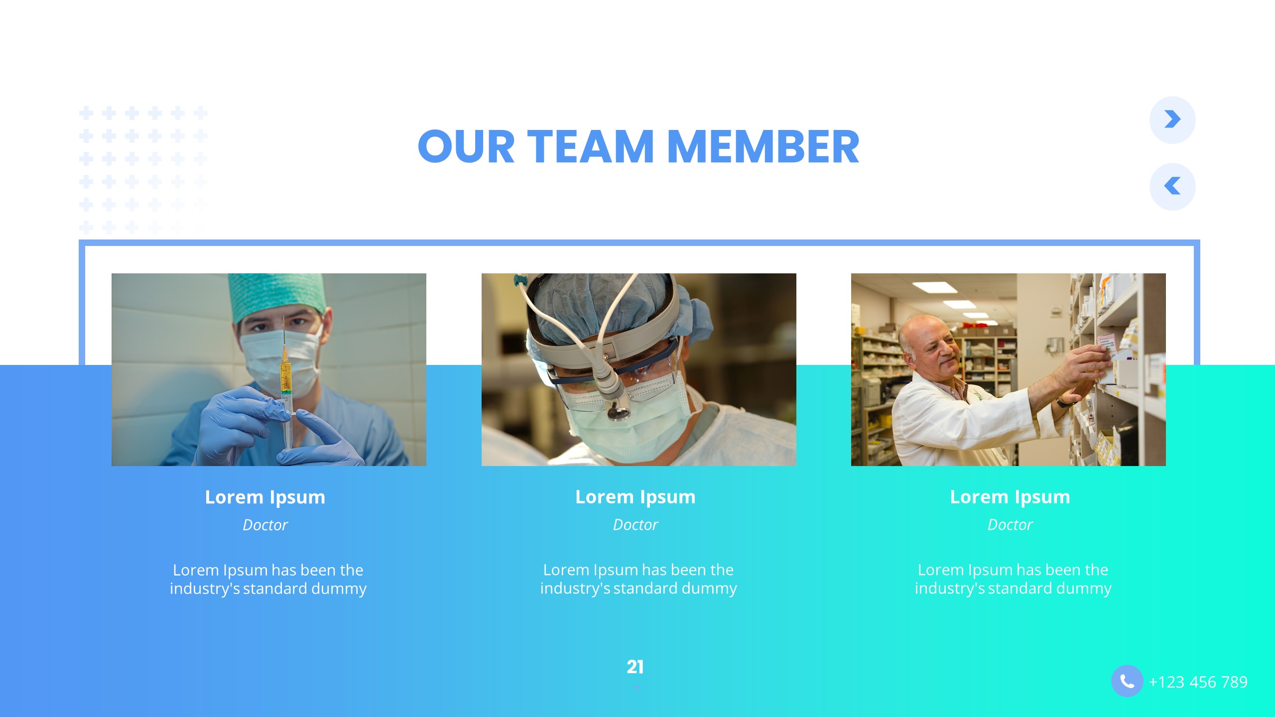 Hospital & Health Care Training Powerpoint, Presentation Templates