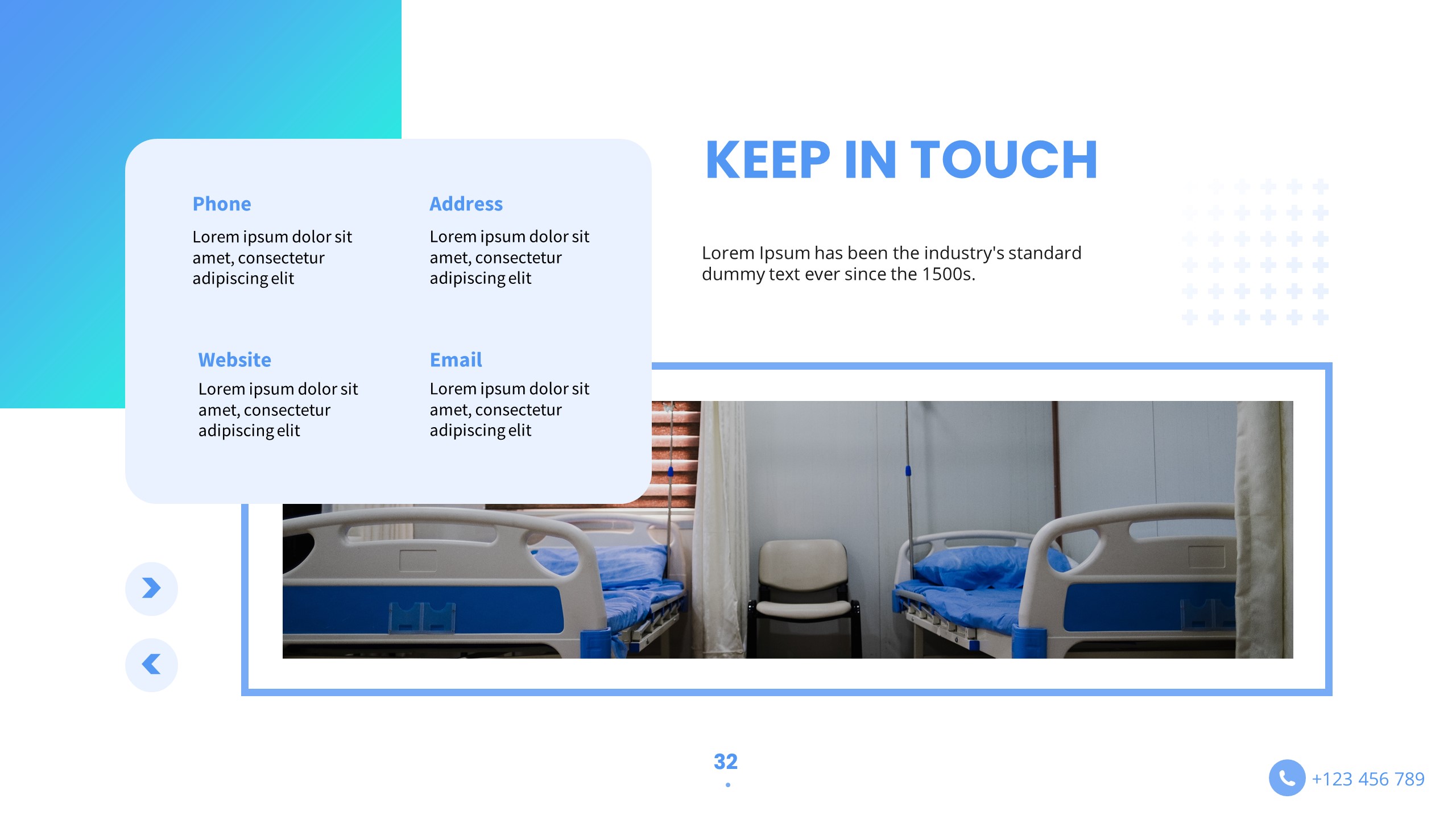 Hospital & Health Care Training Powerpoint, Presentation Templates
