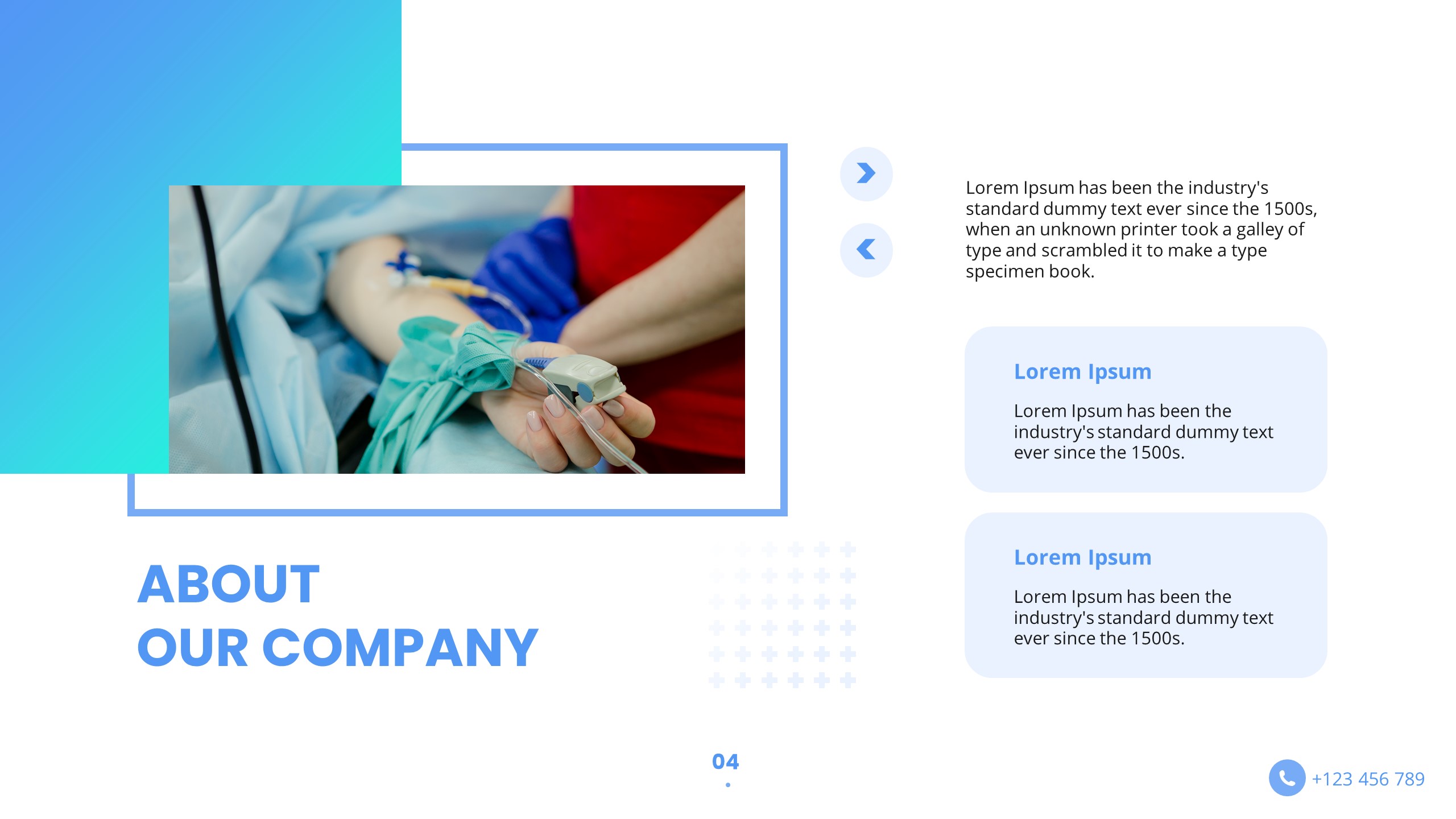 Hospital & Health Care Training Powerpoint, Presentation Templates