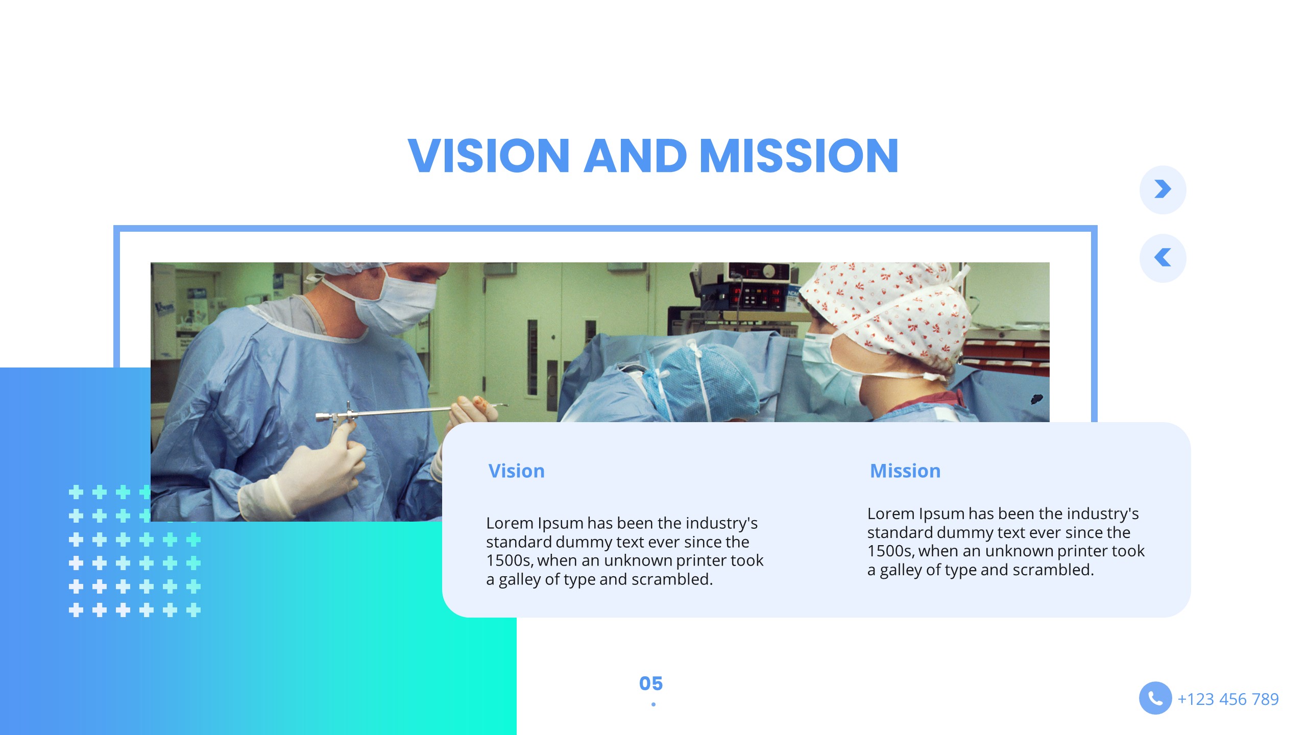 Hospital & Health Care Training Powerpoint, Presentation Templates