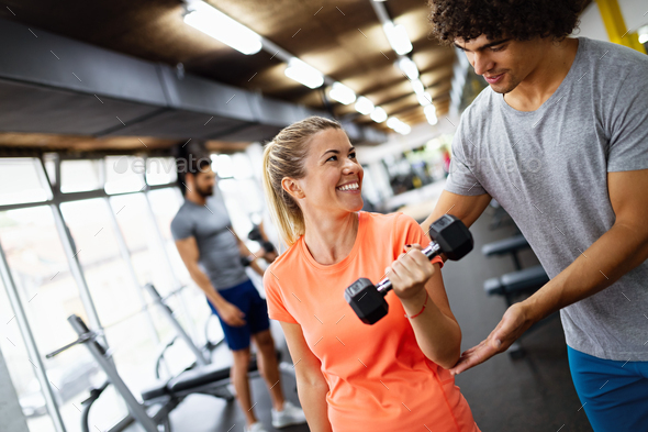 Happy Person Working Out