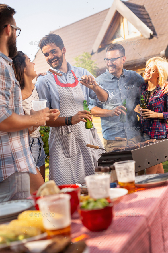 Backyard barbecue party Stock Photo by Impactphotography | PhotoDune