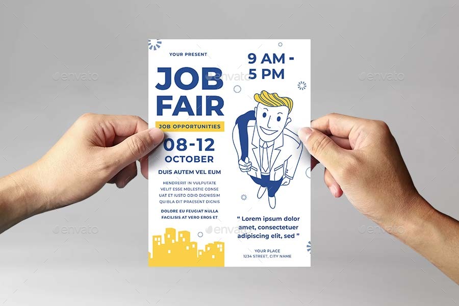 Job Fair Flyer, Print Templates | GraphicRiver