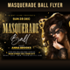 Masquerade Ball Flyer, Print Templates | GraphicRiver