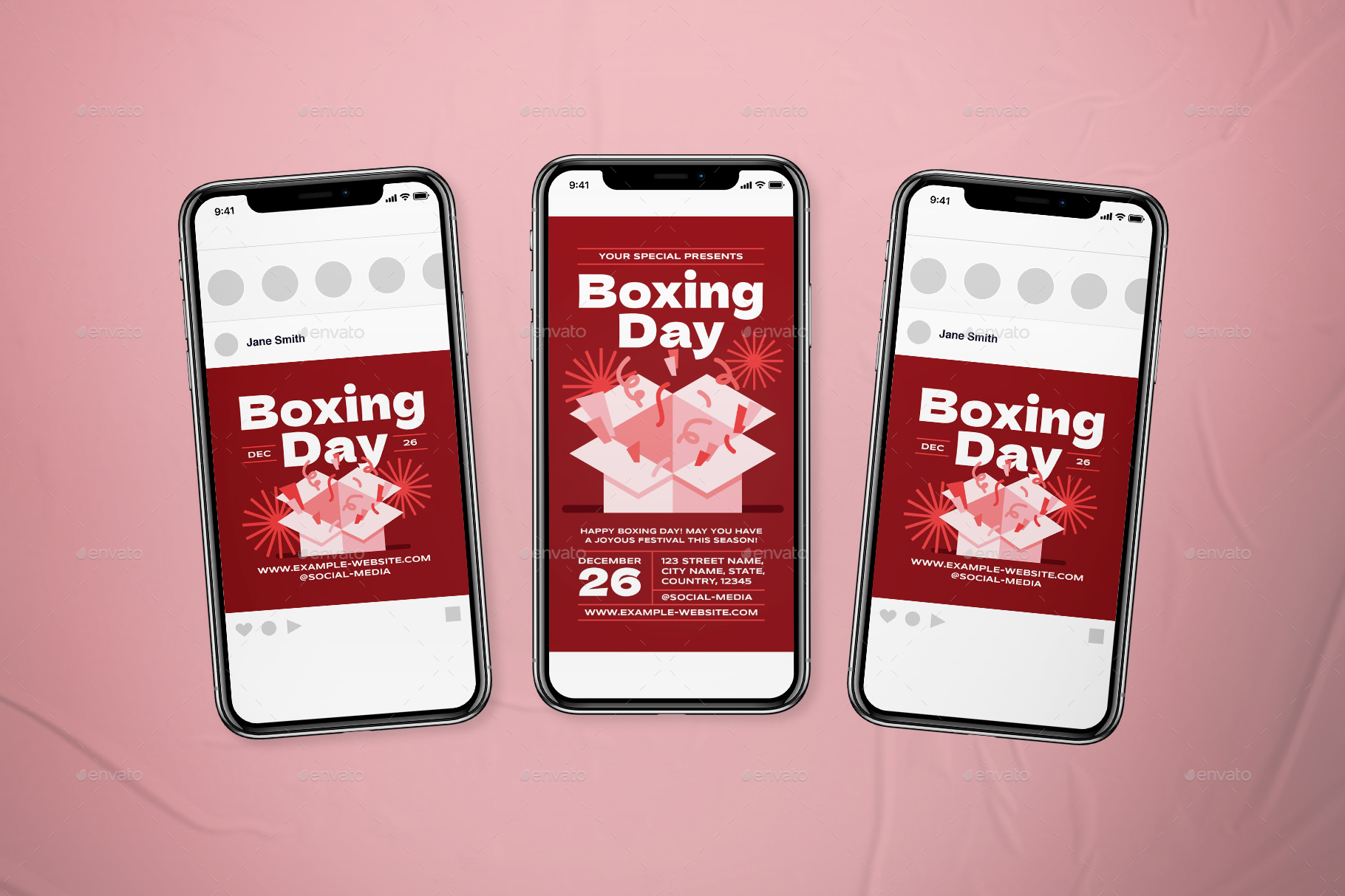 Boxing Day Flyer Set, Print Templates | GraphicRiver